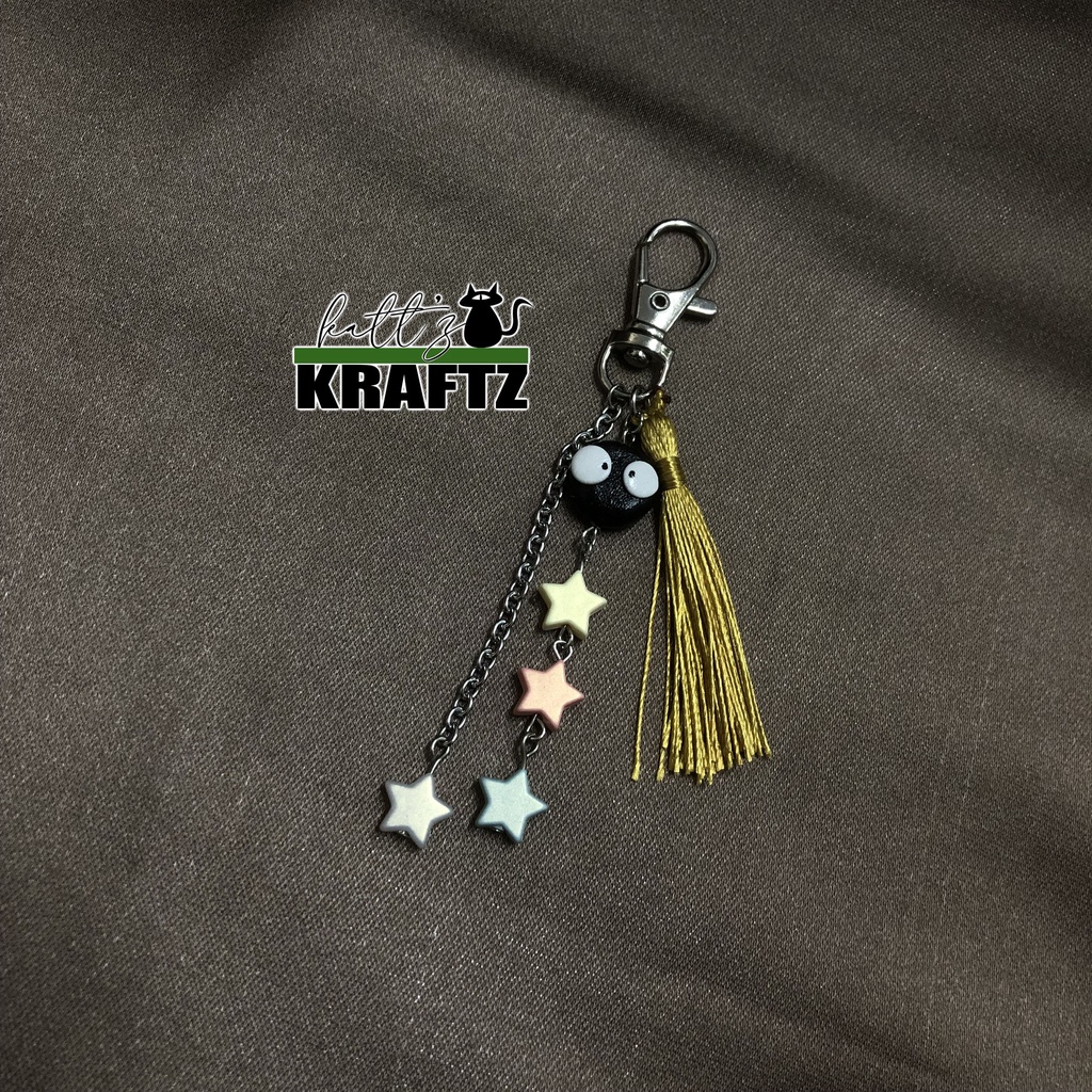 Soot Sprite Keychain | Soots | Susuwatari | Studio Ghibli | Ghibli ...