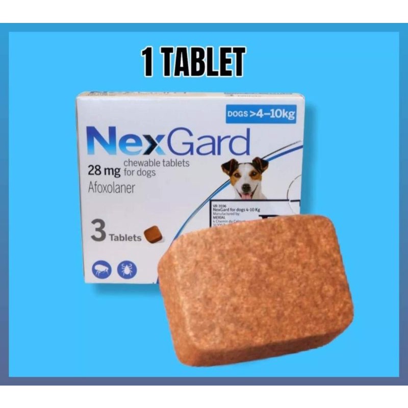 NexGard For Dogs Anti Tick & Flea Chewable Tablet With Sticker(Sold Per ...