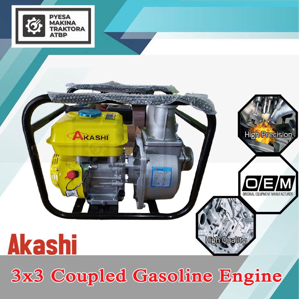 Akashi 3 x 3 Coupled Gasoline Engine Ichiban 3x3 Coupled Diesel Water ...