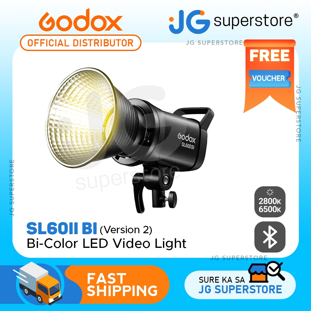 Godox SL-60W / SL-60II Daylight / Bi Color LED Video Lamp Light | SL60 | JG Superstore | Shopee ...