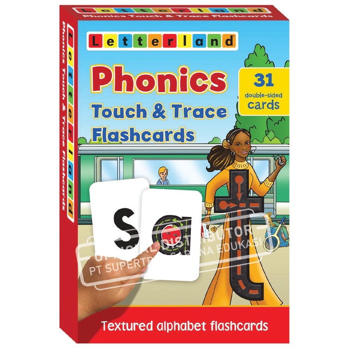 Sb Textured Flash Card/Letterland Phonics Touch & Trace Flash Card ...