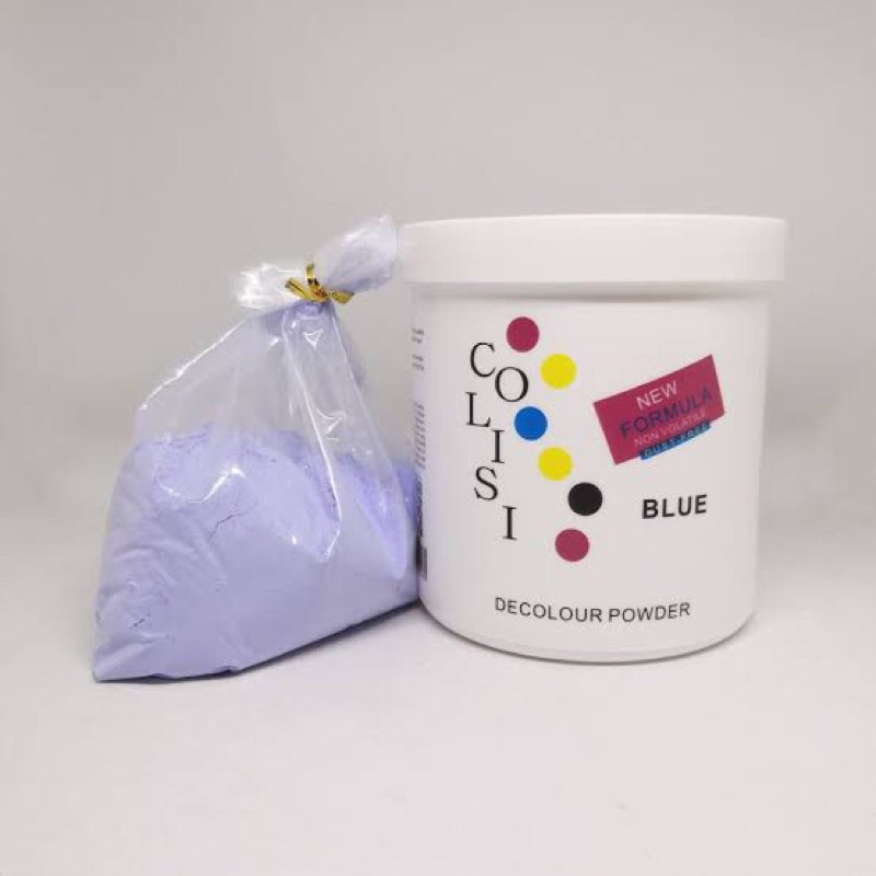 Colisi Blue Hair Decolour Bleaching Powder 450g | Shopee Philippines