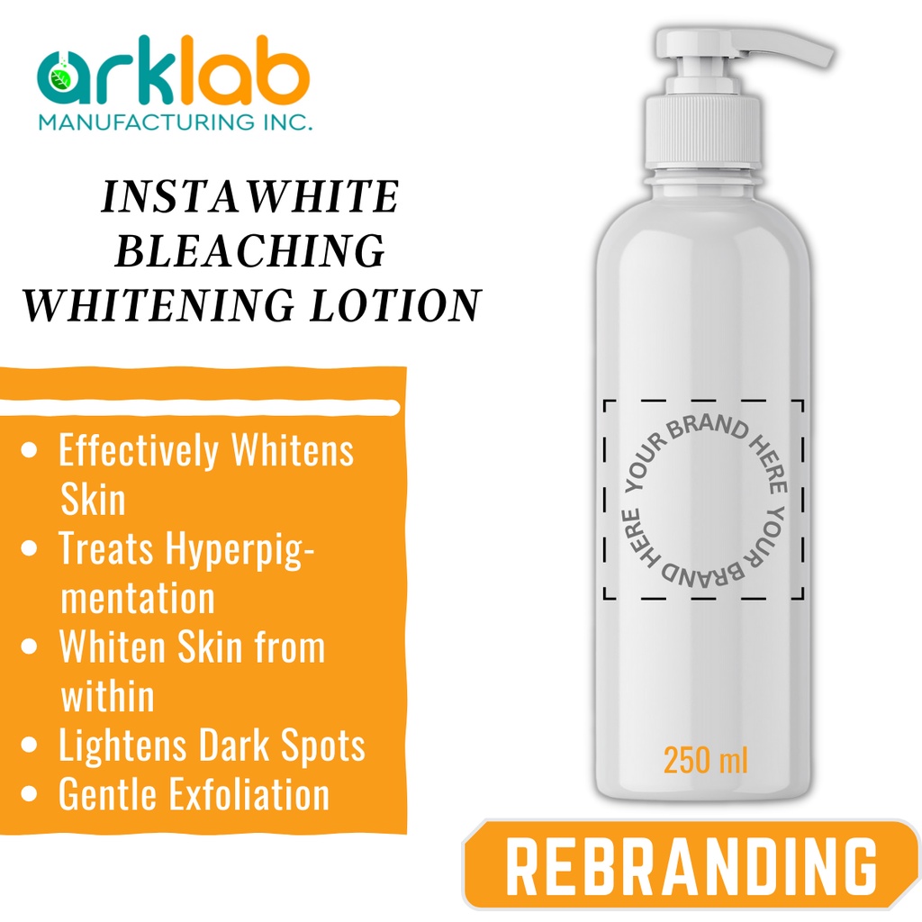 ARKLAB Instawhite Bleaching Whitening Lotion Lightens Dark Spot Smoother Fairer Skin 250ml ...