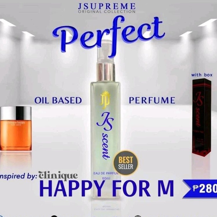 JS Scent oil-based perfume for men (Original Collection) | Shopee ...