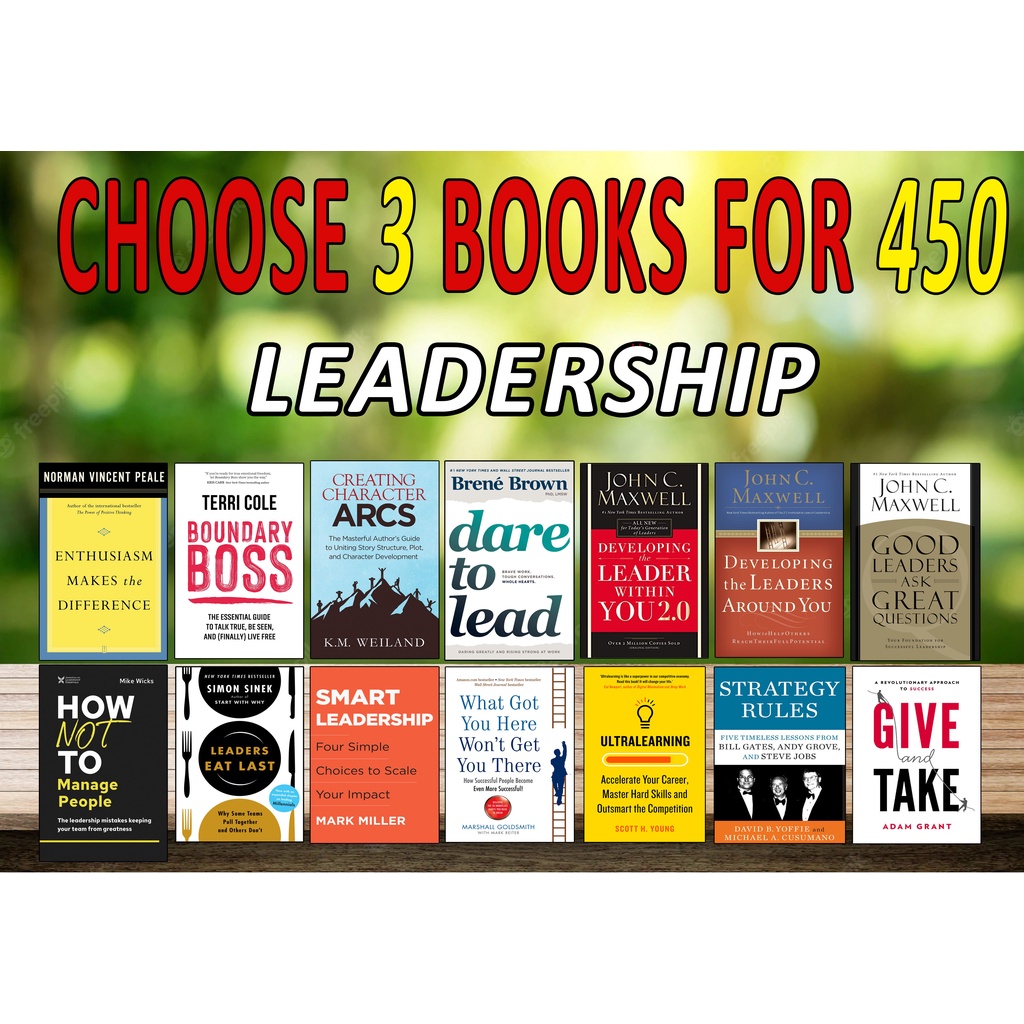 Leadership Books Set | Shopee Philippines