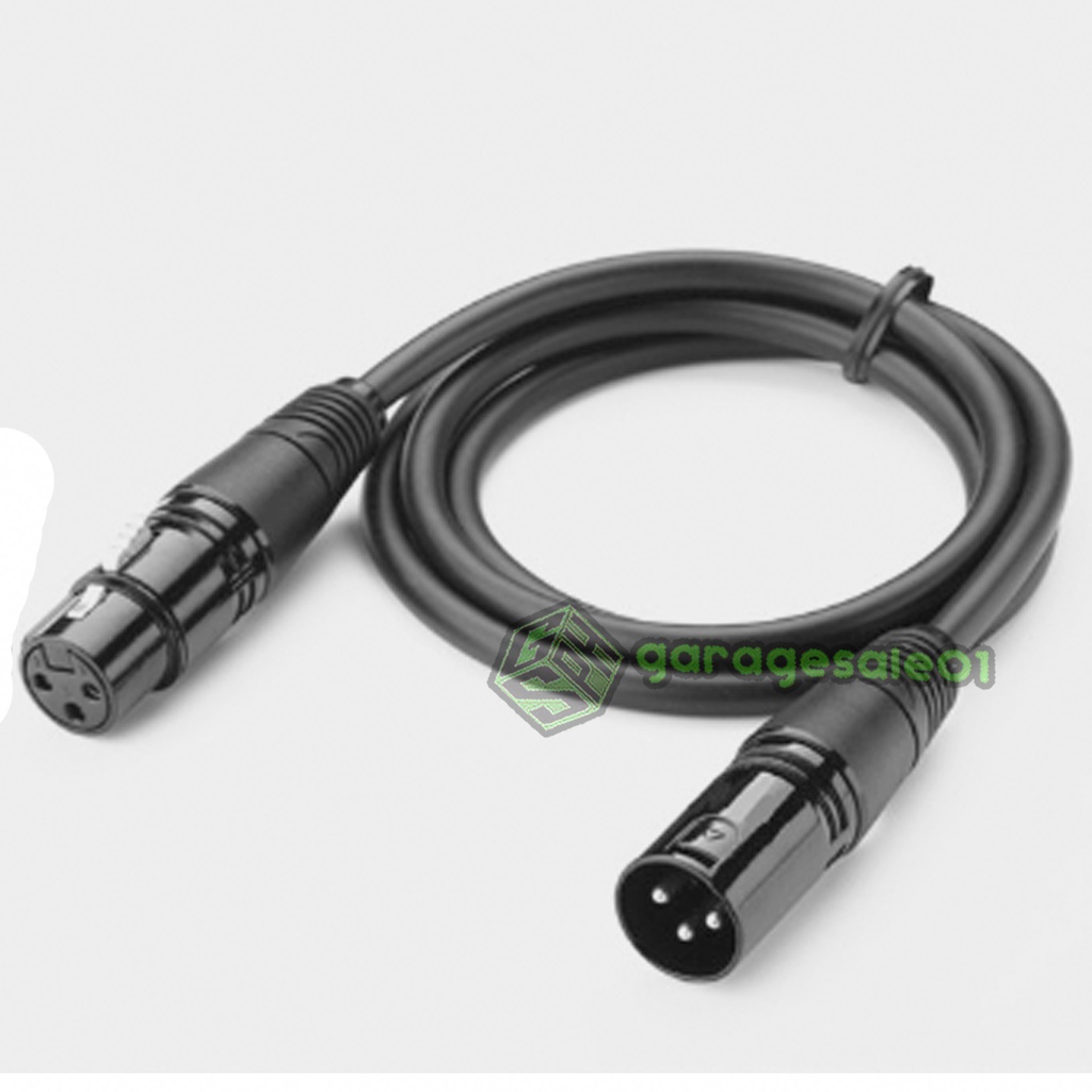 【1.5m/3m/5m/10m/15m/20m】Microphone Cable Audio Cord Wire Connector XLR ...