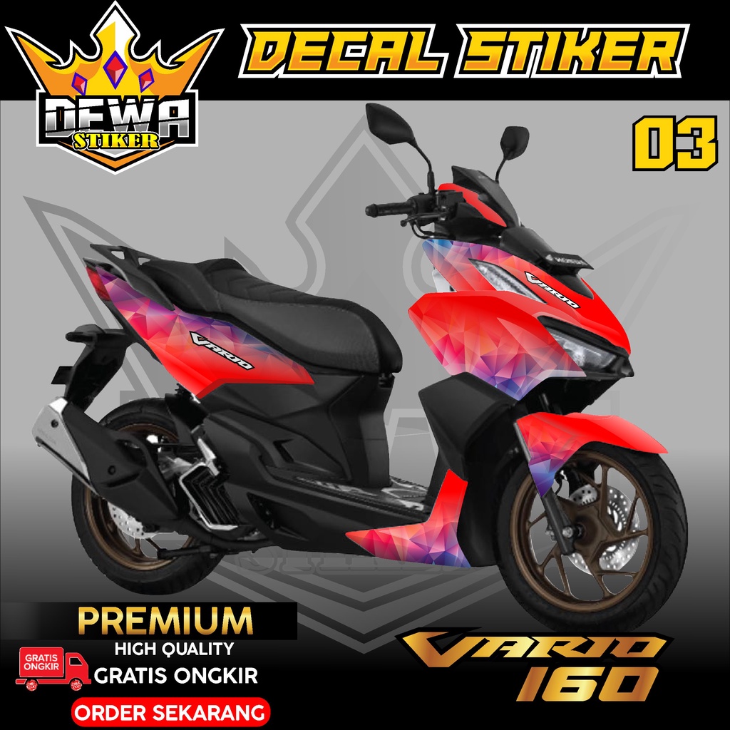 Decal Sticker Click 160 Full Body - Decal Sticker Full Body Click 160 ...