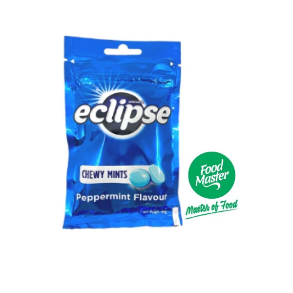 Eclipse Chewy Mints ~ Peppermint Flavour 45g ( Free fragile + bubblewrap packing ) | Shopee ...