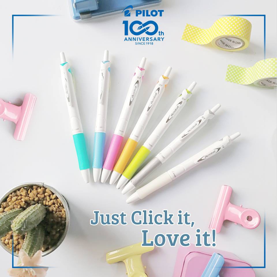 Pilot Acroball White Series Ballpoint BAB-15F-W | Shopee Philippines