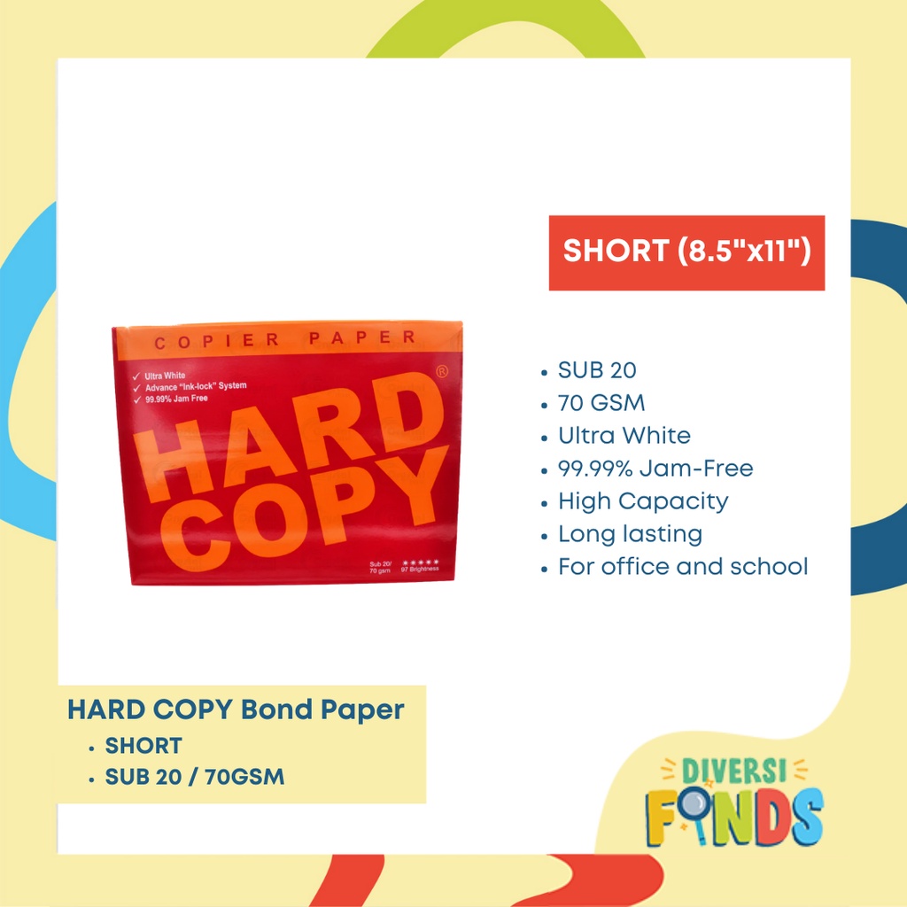 ON STOCK!! Hard Copy or Hardcopy Copy/Aplus Copy Paper Short, Long and ...