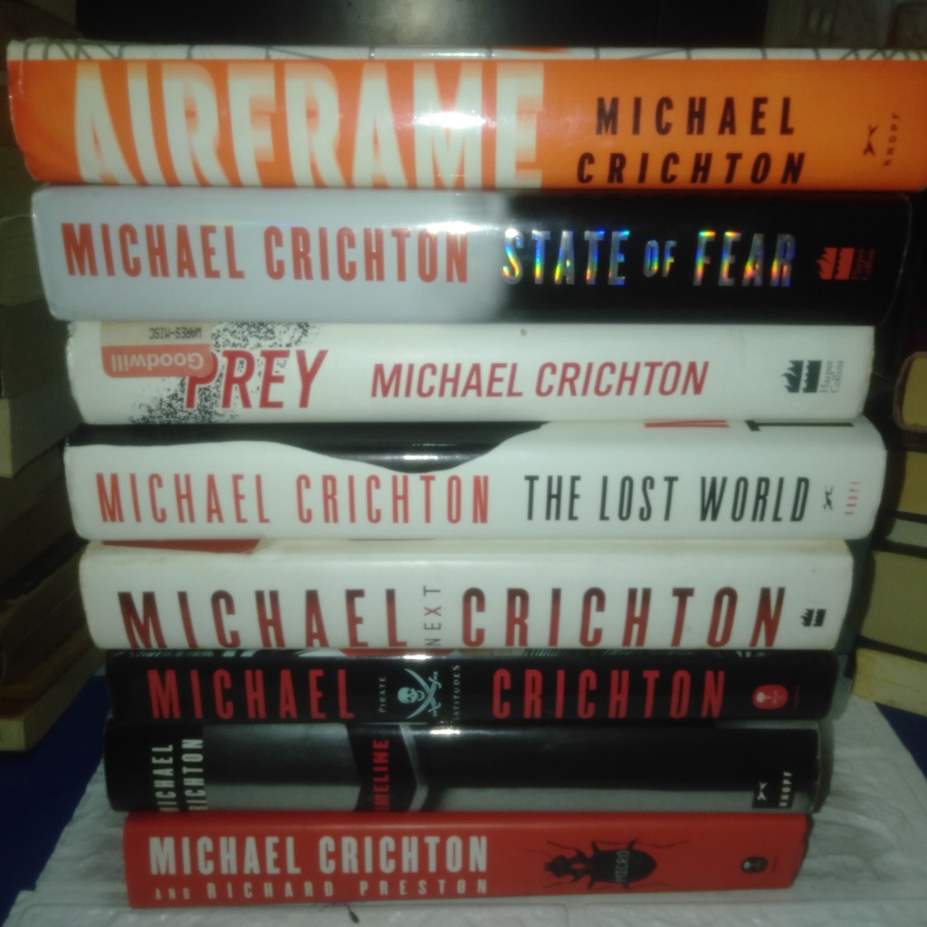 Michael Crichton Book Collection | Hardbound | Jurrasic Park Series | Shopee Philippines