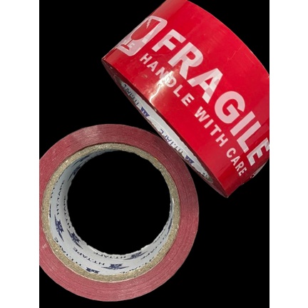 100 Meters RED Fragile Tape BIG ROLLS | Shopee Philippines