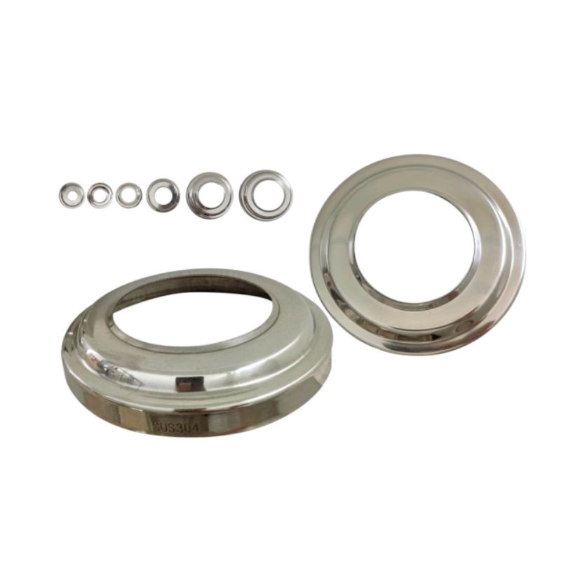 304 & 202 STAINLESS Cover Round Tube Cover Tube Foot Cover (Price 1pcs ...