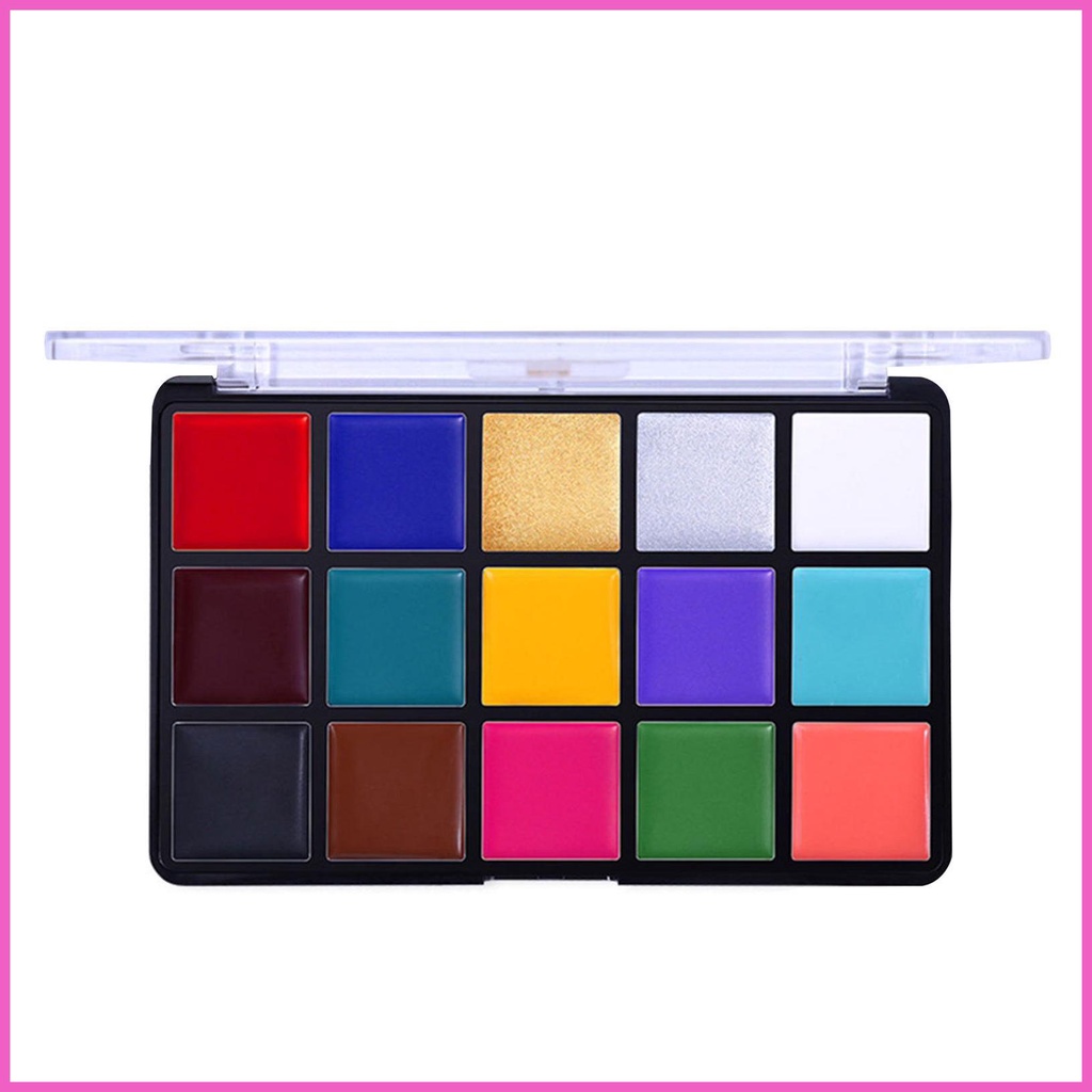 Face Body Paint Professional Cosplay Makeup Palette Cream Texture Fancy ...