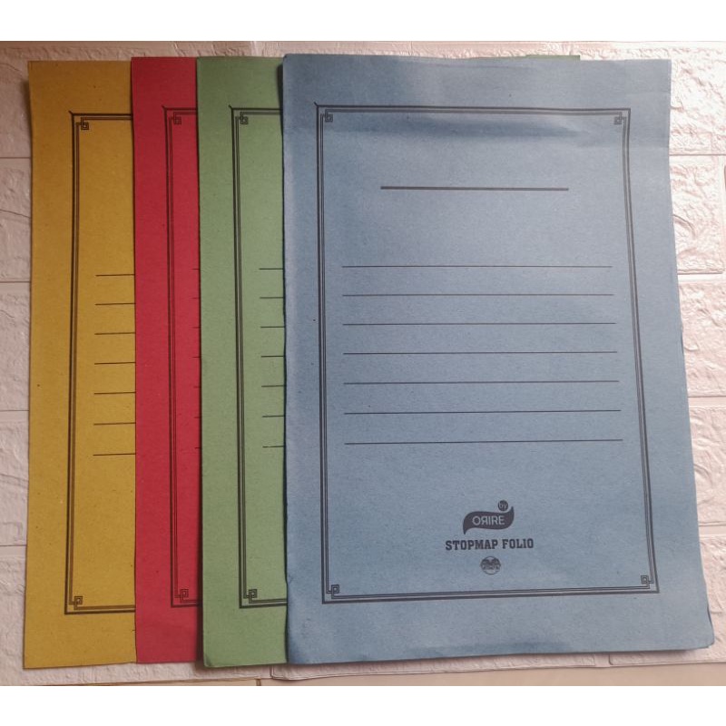Stopmap FOLIO Colorful | School And Office Paper MAP | Shopee Philippines