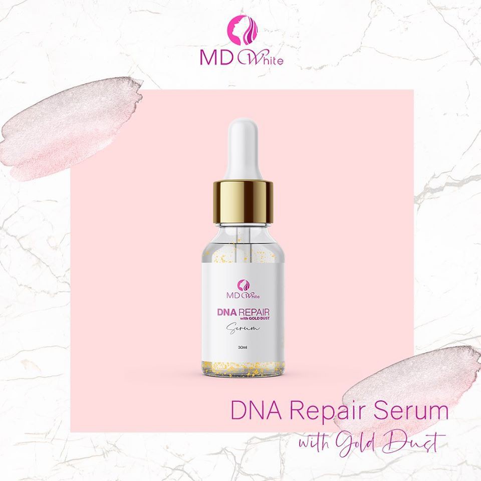 MD White DNA Serum with Gold Dust | Shopee Philippines