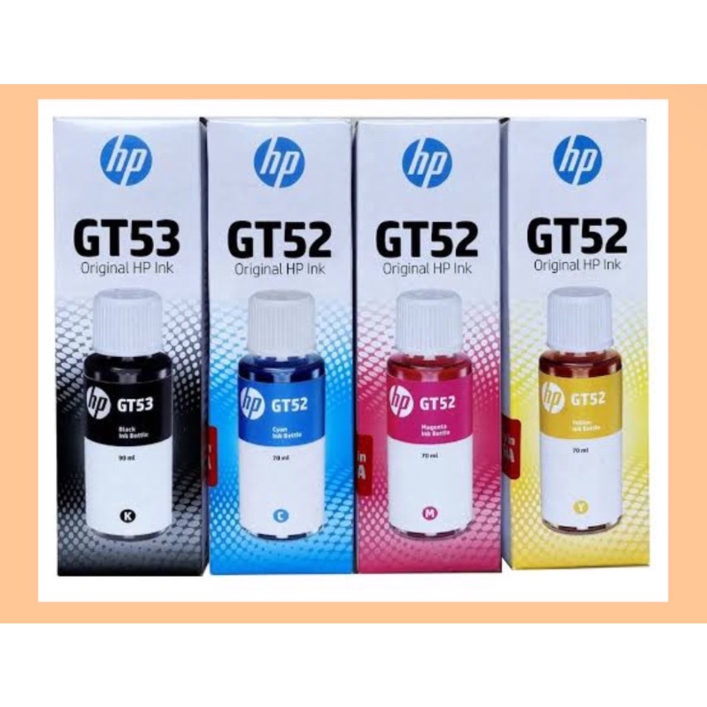 HP ink GT53 / GT52 Ink Bottle Printer inks /HP Desk Jet GT / HP Ink ...