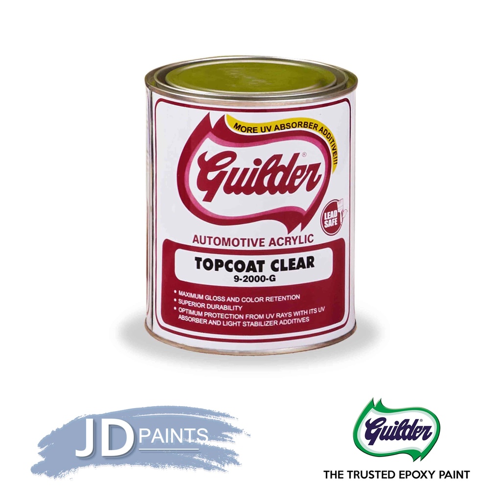 Guilder Automotive Acrylic TopCoat Clear 1L | Shopee Philippines