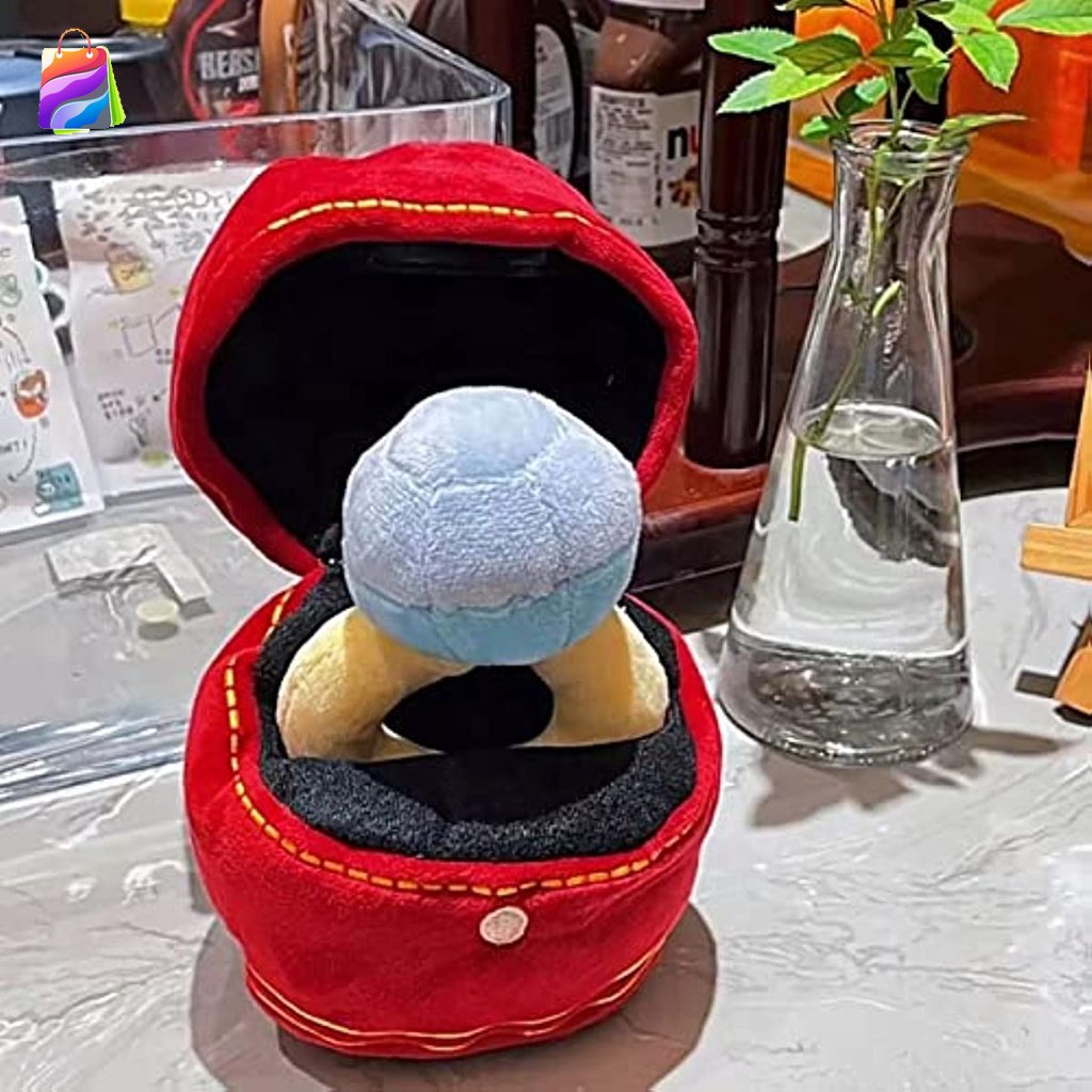 Jewelry Gift Ring Box Creative Plush Ring Box Plush Couple Ring CRD ...