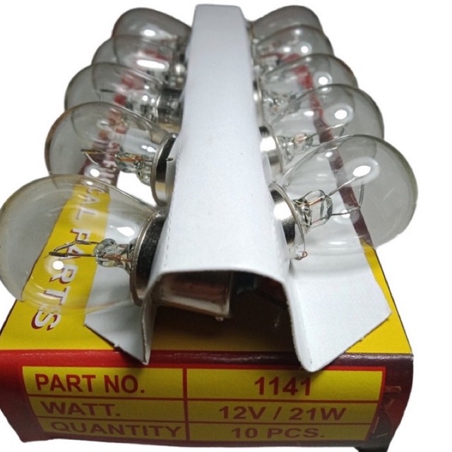 Auto Bulb (10 pcs) 12v/24v Clear Single/double Contact Big 21 CP ...