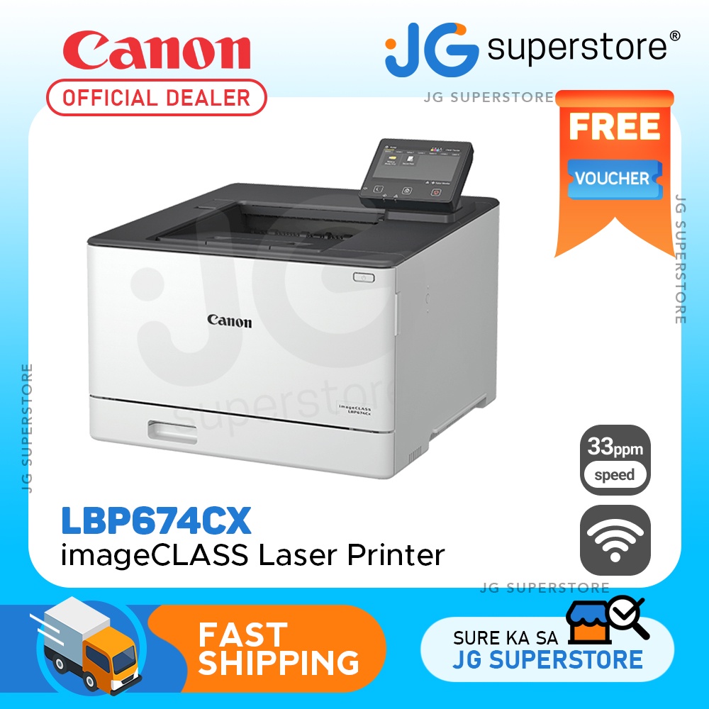 Canon imageCLASS LBP674CX Laser Printer w/2-Sided Printing, 5" LCD ...
