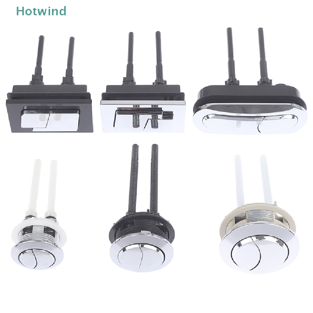 HW 1pc Dual Flush Toilet Button Round Square Toilet Push Dual Flush ...