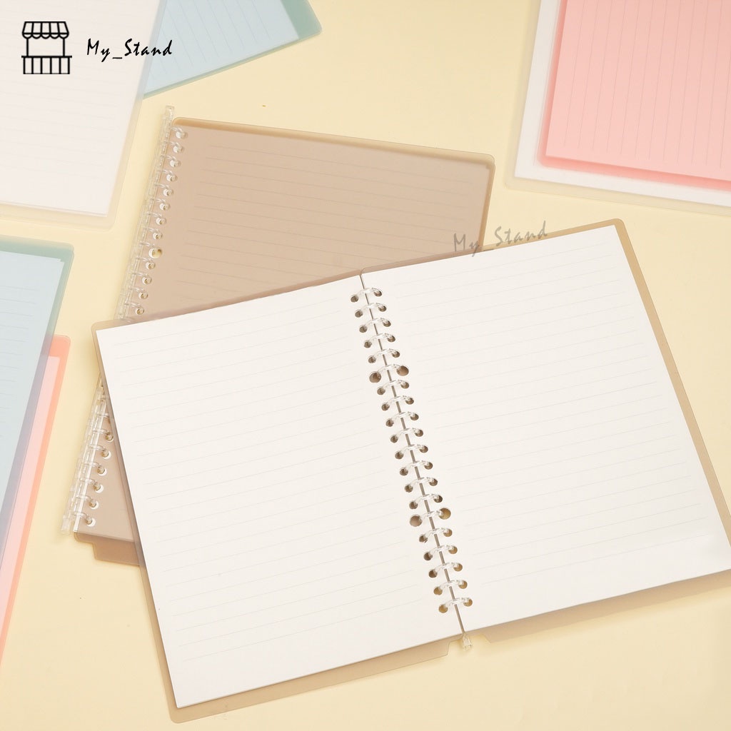 Book Slim File Binder Panmomo A5 B5 Transparent Notebook Unique Cute ...