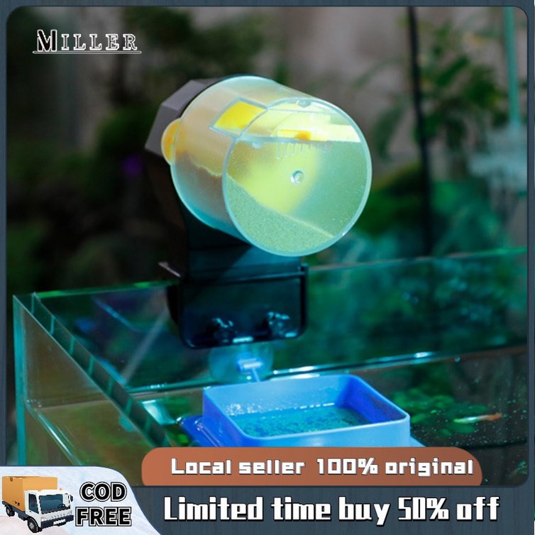 Auto Feeder Smart Timed Auto Pellet Feeder Control Fish 12 & 24 Hours ...