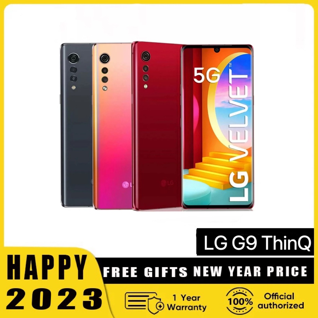 New Set Original LG G9 5G SmartPhone VELVET Mobile Phone 6GB RAM 128GB ...
