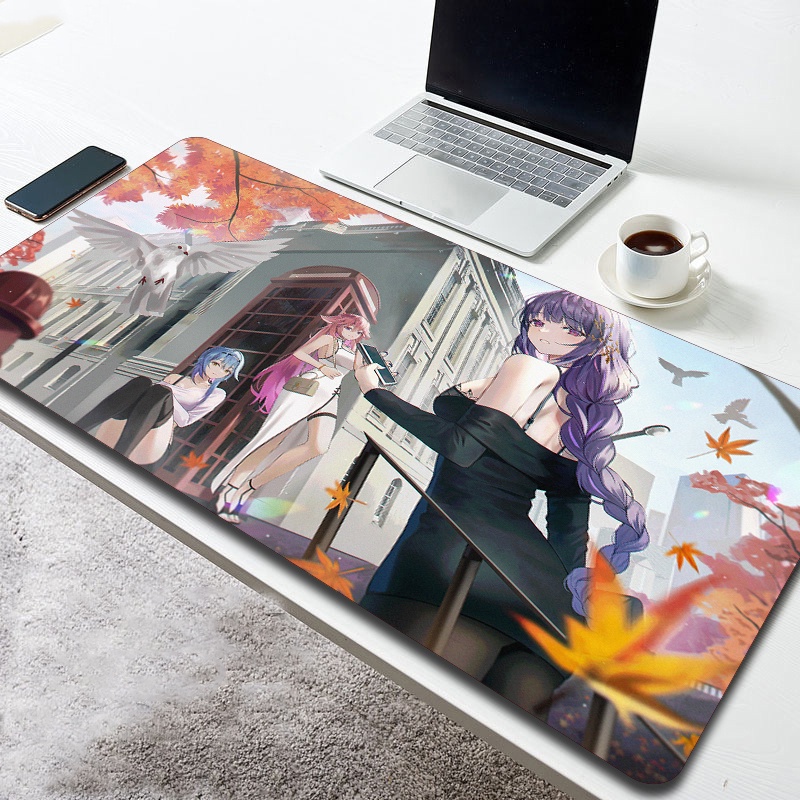 Genshin Impact Game Sexy Anime Mouse Pad Laptop Play Mat Gaming Room ...