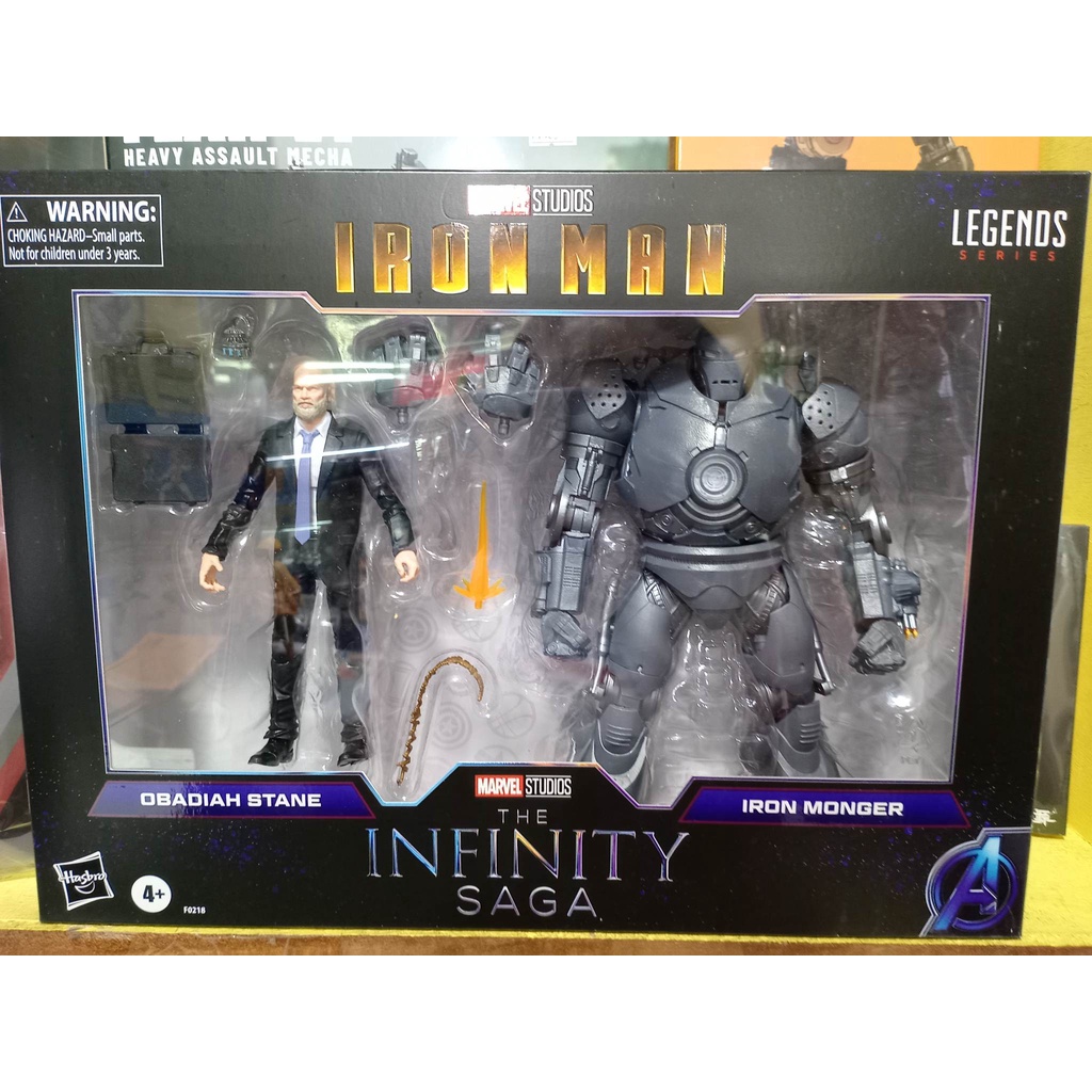 Hasbro Marvel Legends 2pk Infinity Saga Obadiah Stane and Iron Monger ...