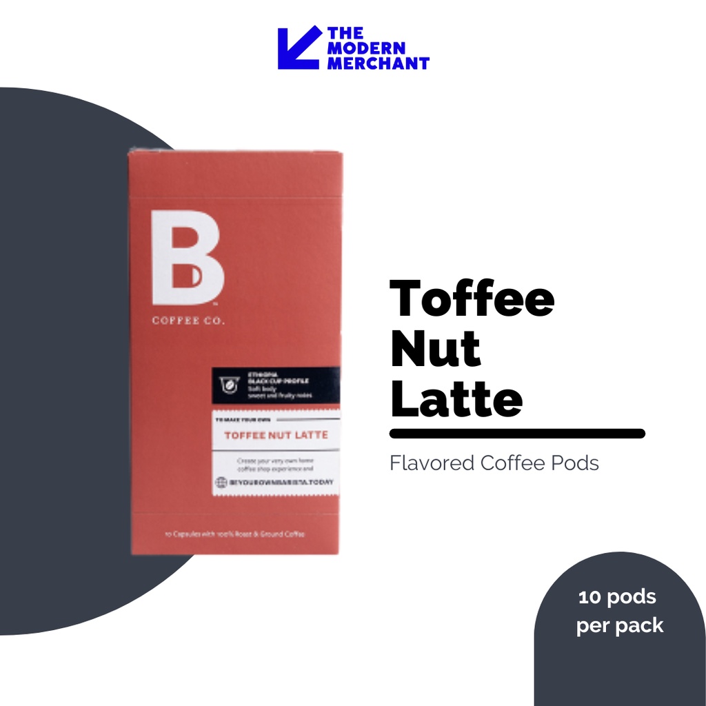 B Coffee Co. Ethiopia TOFFEE NUT LATTE Coffee Capsules 10 Pack | Shopee Philippines
