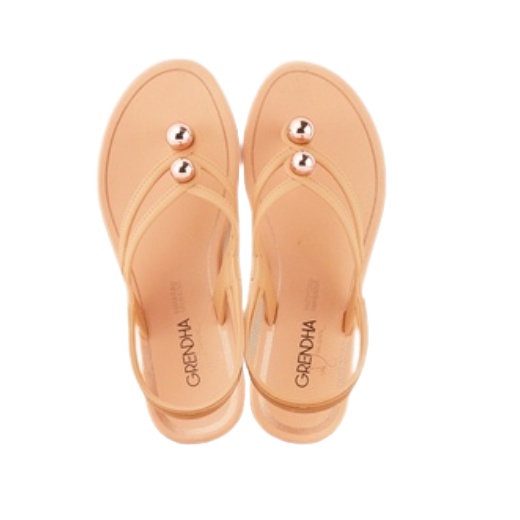 Grendha Maiara Sandal Fem Dark Beige Women's Sandals | Shopee Philippines