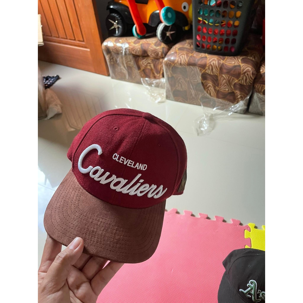 ORIGINAL AND AUTHENTIC CLEVELAND CAVALIERS CAP (NEW ERA) | Shopee ...