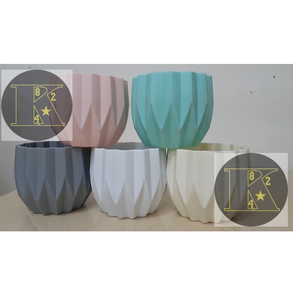 B1 Little pastel colors flower pots (5 Colors) | Shopee Philippines