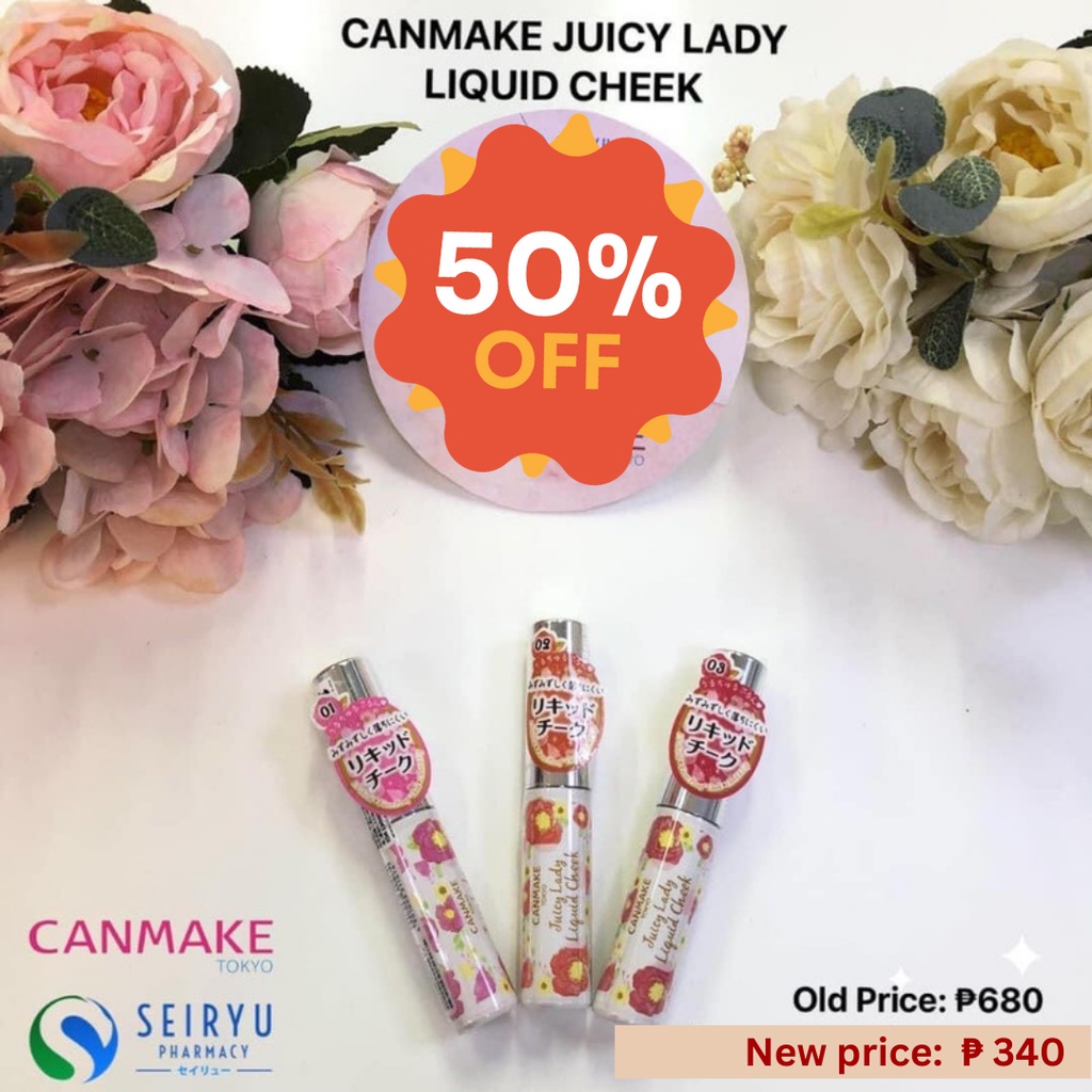 CANMAKE JUICY LADY LIQUID CHEEK SUPER SALE! (ORIGINAL) | Shopee Philippines