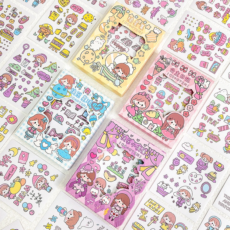JLT Small Box Diy Korean Cute Designs Sticker | Shopee Philippines