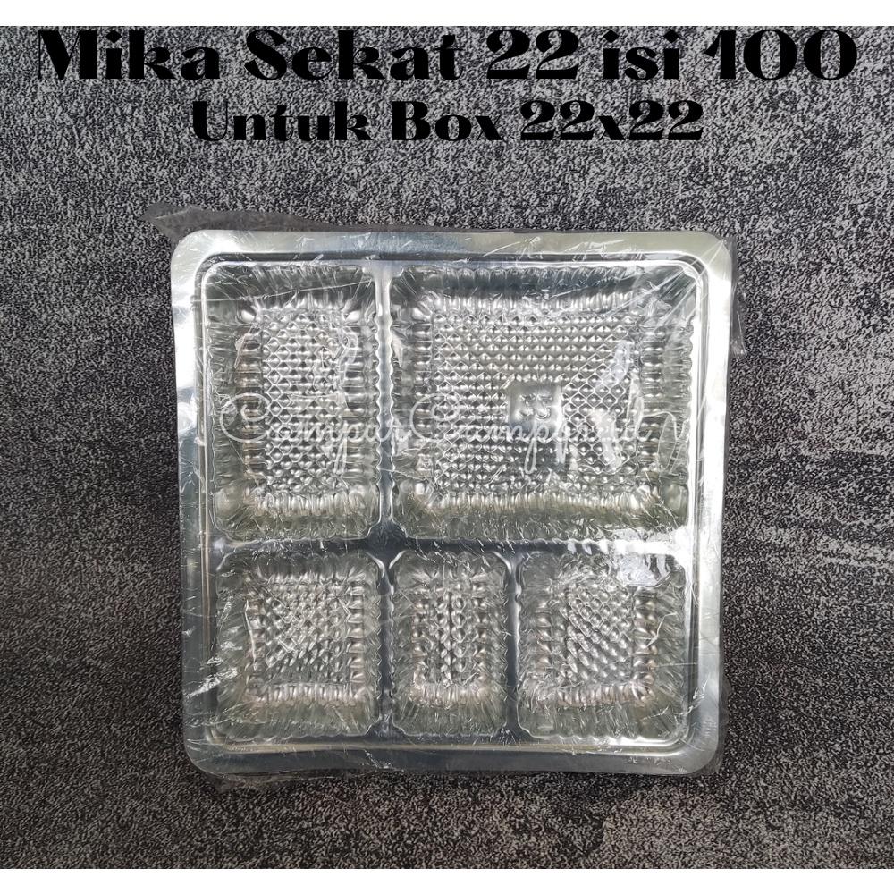 Mika Plastic Block 5 Rice Catering Box for Box 22x22 contains 100 pcs ...