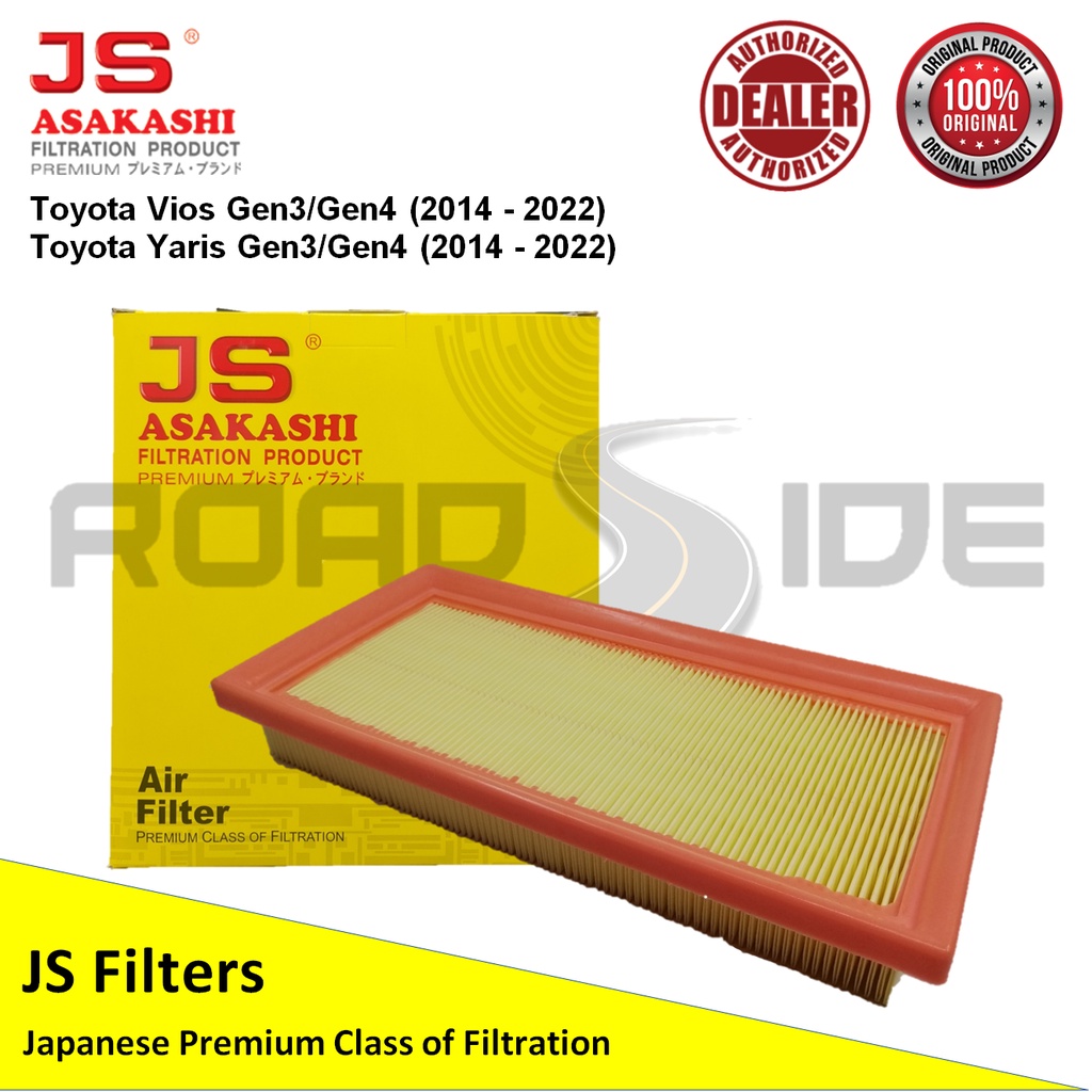 JS Asakashi Engine Air Filter for Toyota Vios and Toyota Yaris Gen3 ...