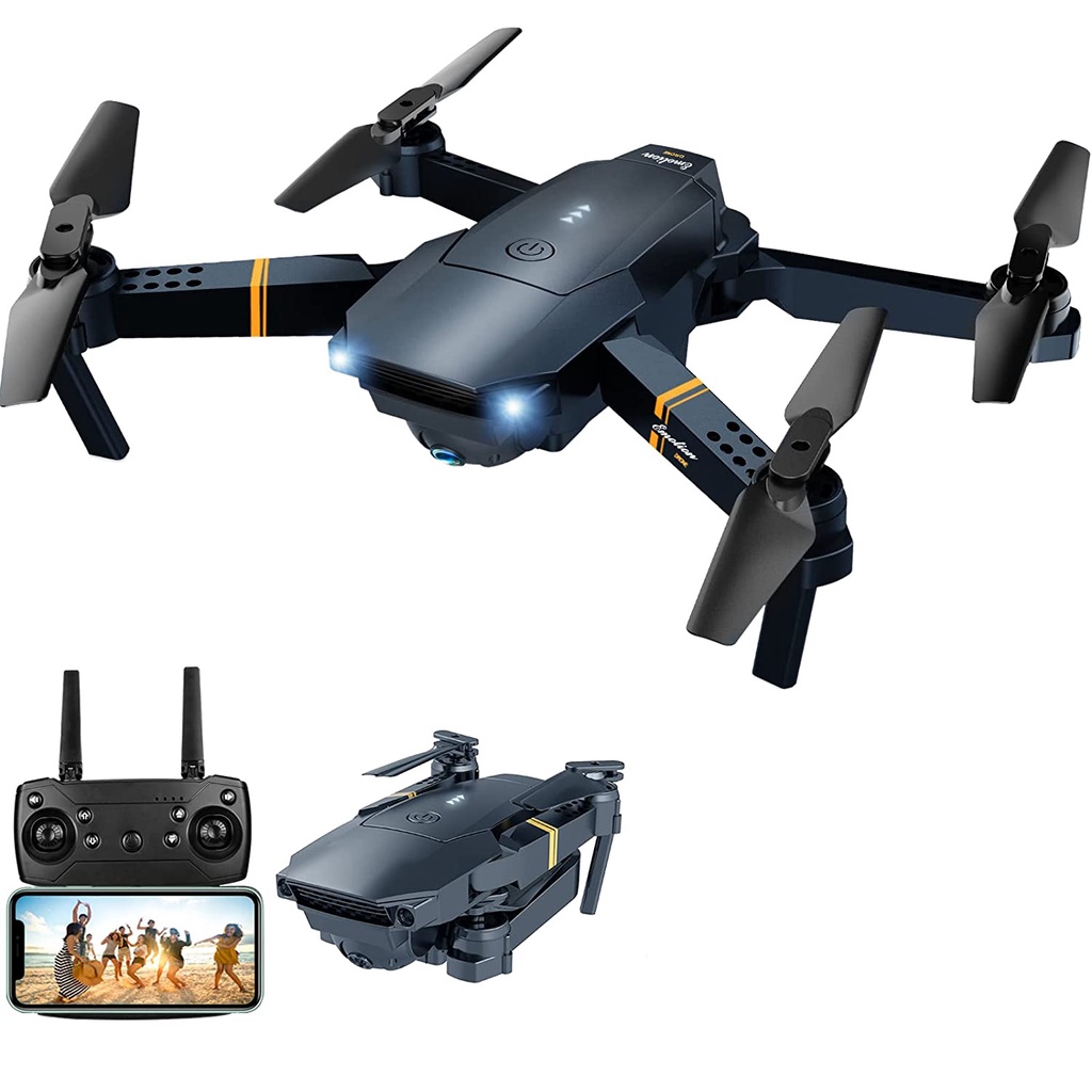 Drones with Camera for Adults Kids, Foldable RC Quadcopter, Helicopter ...