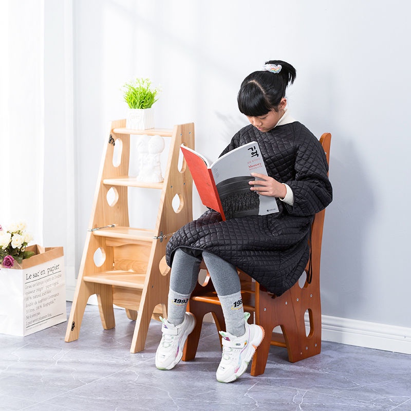 Household Folding Stair Chair Multifunctional Indoor Dual-Use ...