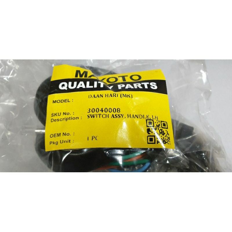 Handle Switch DAAN HARI/EURO150 Left Hand/Side Makoto COD Accepted | Shopee Philippines