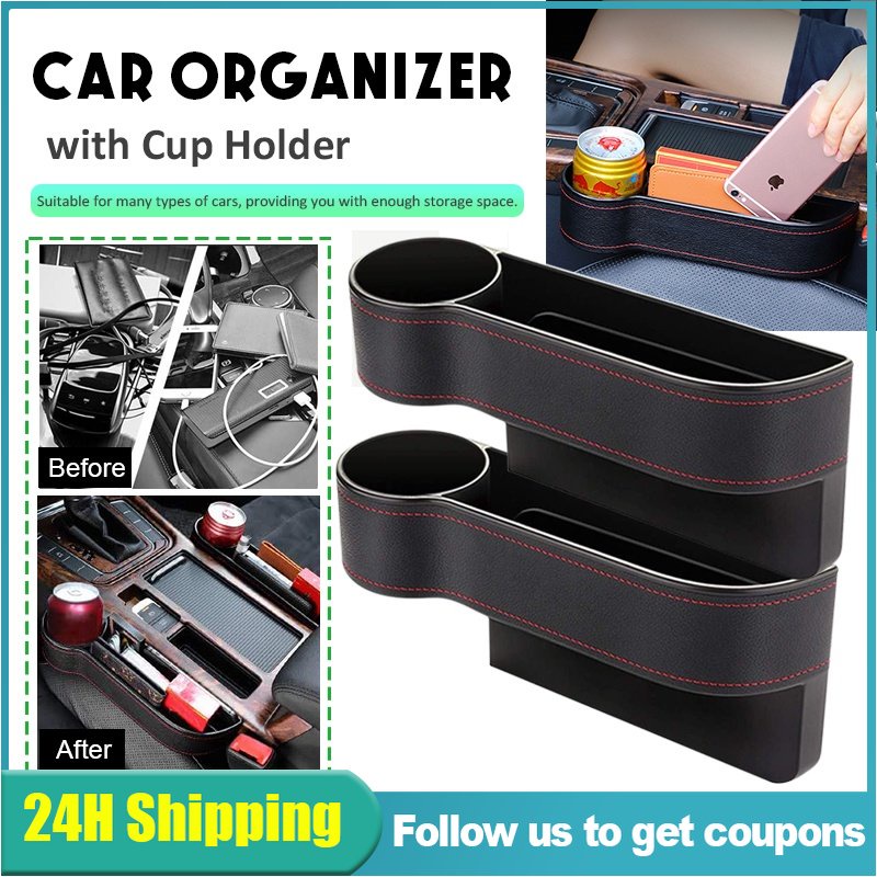 Car Seat Storage Box Car Seat Clearance Organizer Seat Gap Slit Pocket ...