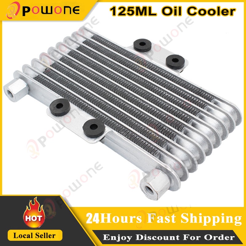 125ml Oil Cooler Oil Engine Radiator Cooling Radiators Oil Cooler for ...