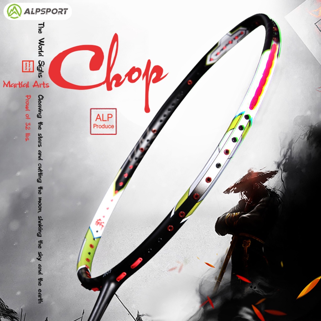 Alpsport Zy Series Badminton Racket Max 35 Lbs Violent Attack Full ...