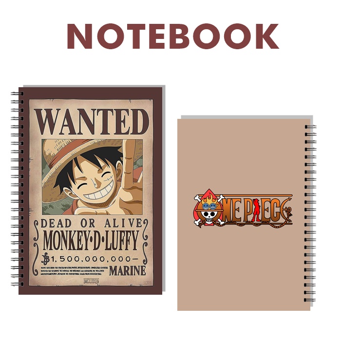 One Piece Bounty Luffy Custom Anime Notebook | Shopee Philippines