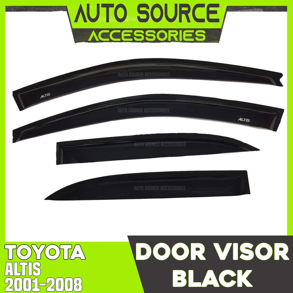TOYOTA ALTIS DOOR VISOR / RAIN GUTTER 2001 2002 2003 2004 2005 2006 ...
