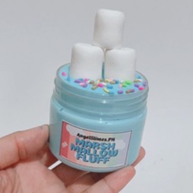 Marshmallow Fluff DIY Clay Scented Slime Toy for Kids and Adults ...