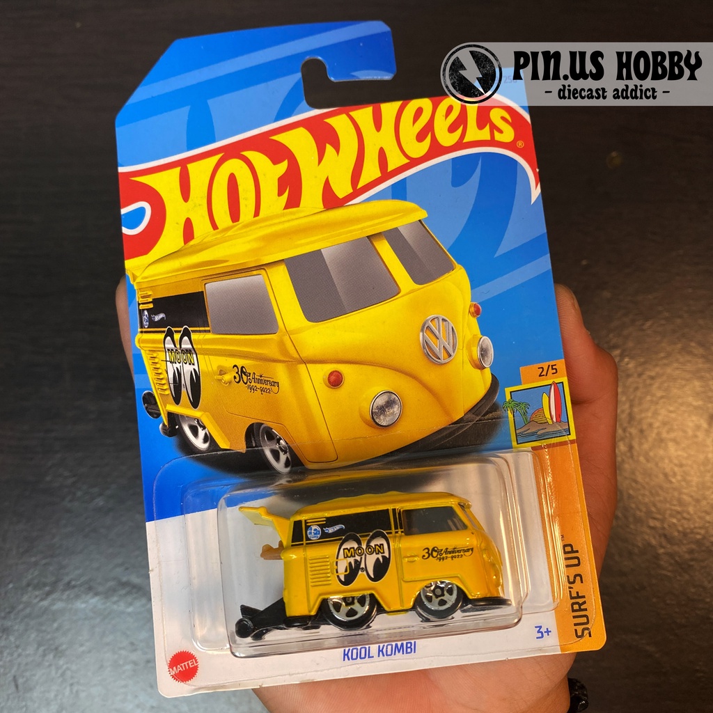 HOTWHEELS KOOL COMBI MOONEYES 30 years ANNIVERSARY EDITION YELLOW ...