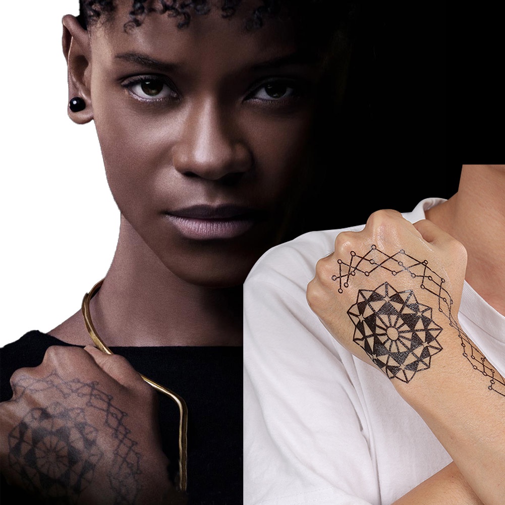 Shuri Cosplay Mask Tattoo Stickers Bracelet Accessories Movie Wakanda ...
